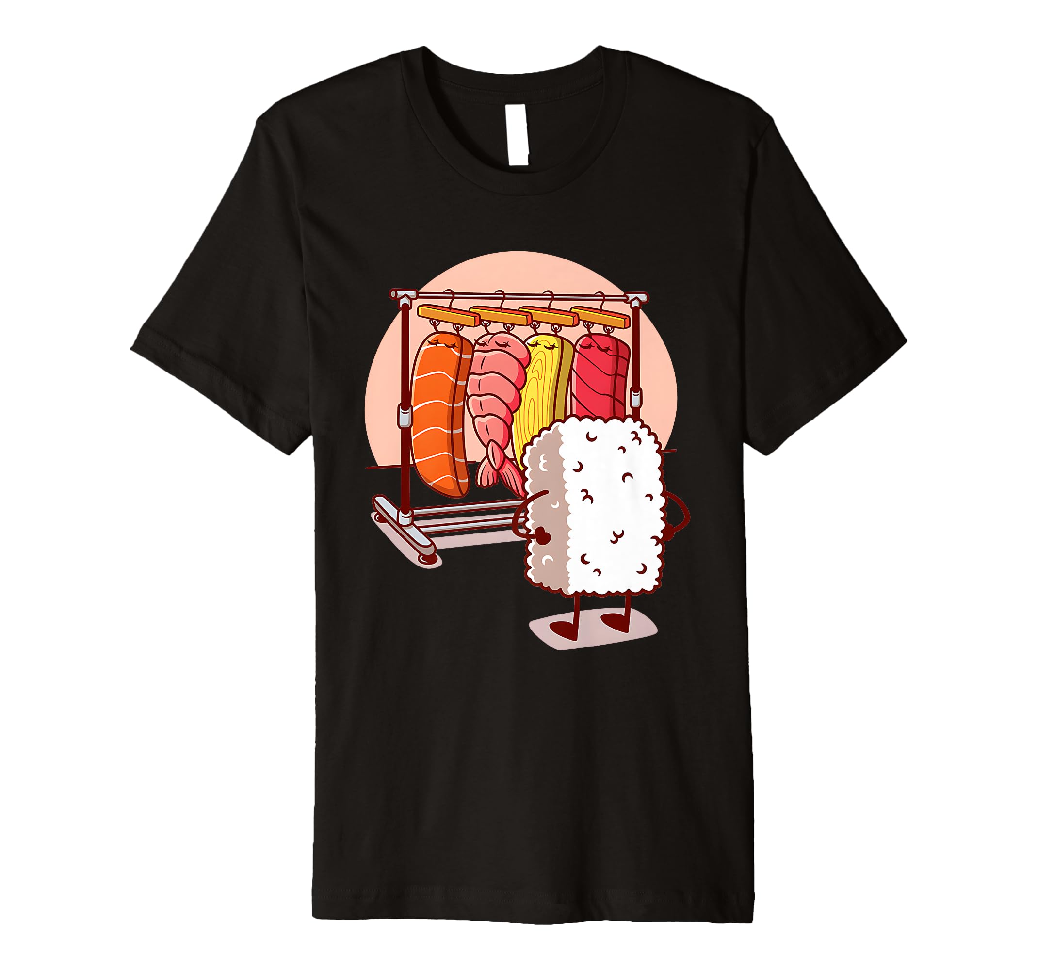 Amazon.com: Sushi Wardrobe Olipop Premium T-Shirt : Clothing, Shoes ...