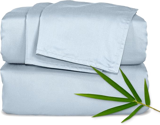 Amazon.com: Pure Bamboo Queen Sheets, Genuine 100% Organic Viscose ...