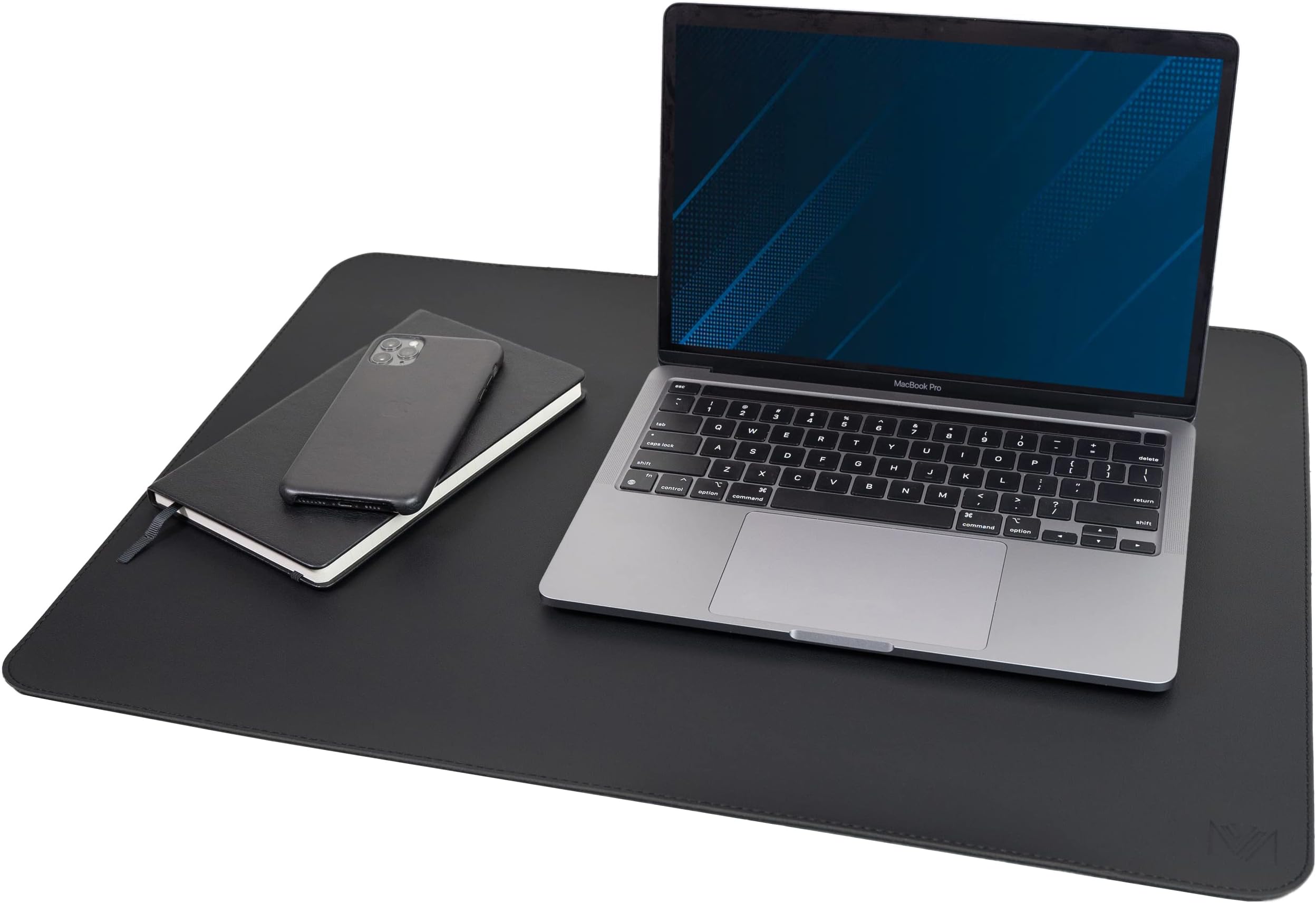 Amazon.com : KINGFOM Ultra-Smooth PU Leather Desk Pad & Mat Office Desk ...