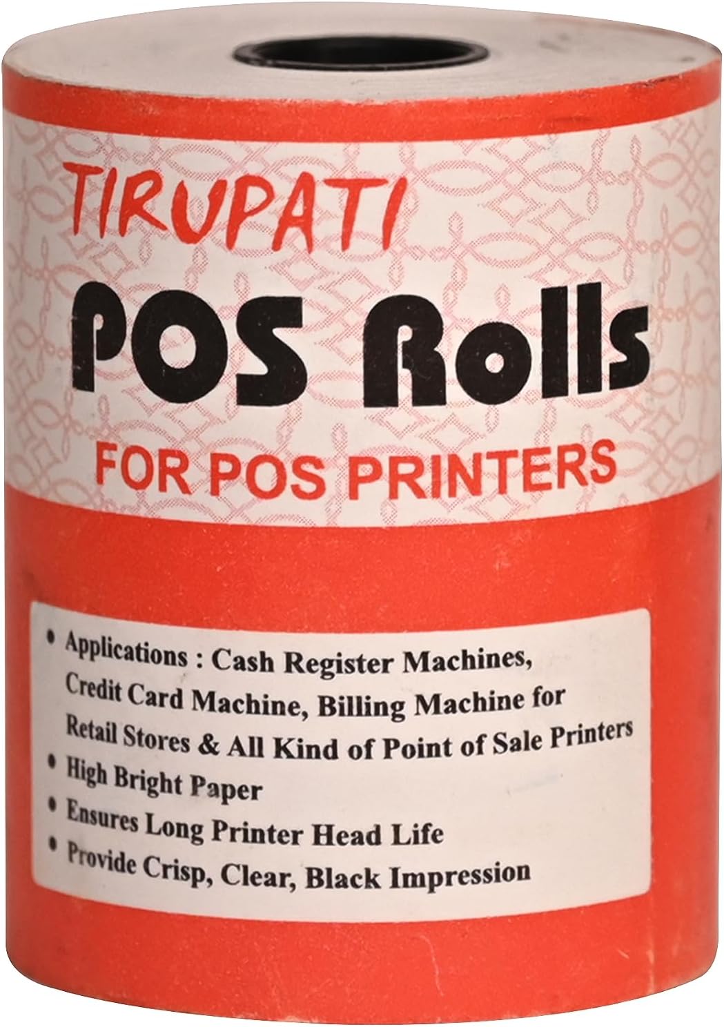 Tirupati POS-5525 Thermal Paper Billing Rolls 55mm (Width) X 25 Mtrs ...