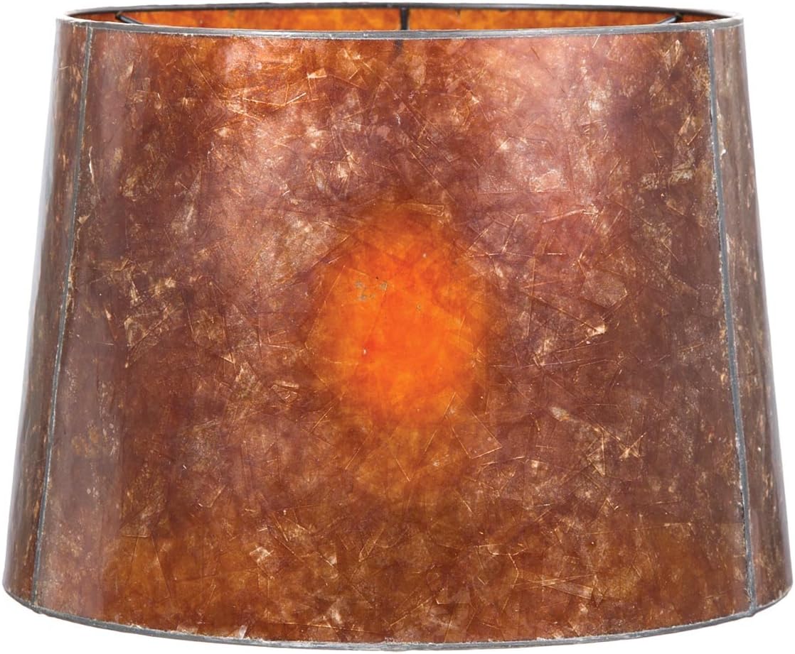 B&P Lamp® Mica Shade, Antique Amber - Table Lamps - Amazon.com