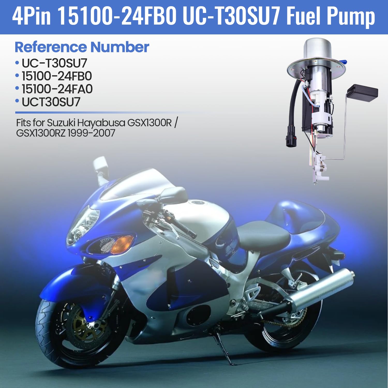 Snapklik.com : Farpida 4-Pin 15100-24FB0 UC-T30SU7 Fuel Pump Module ...