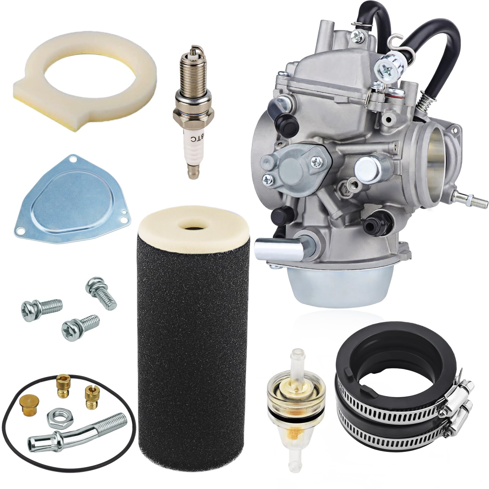 Amazon.com: Carburetor Carb For Yamaha Grizzly 660 2002-2008 5KM-14901 ...