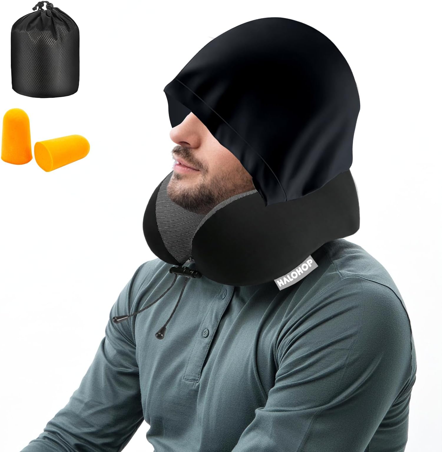 Heart & Spade Unique Quick Velcro Locking Travel Neck Pillow – Pure ...