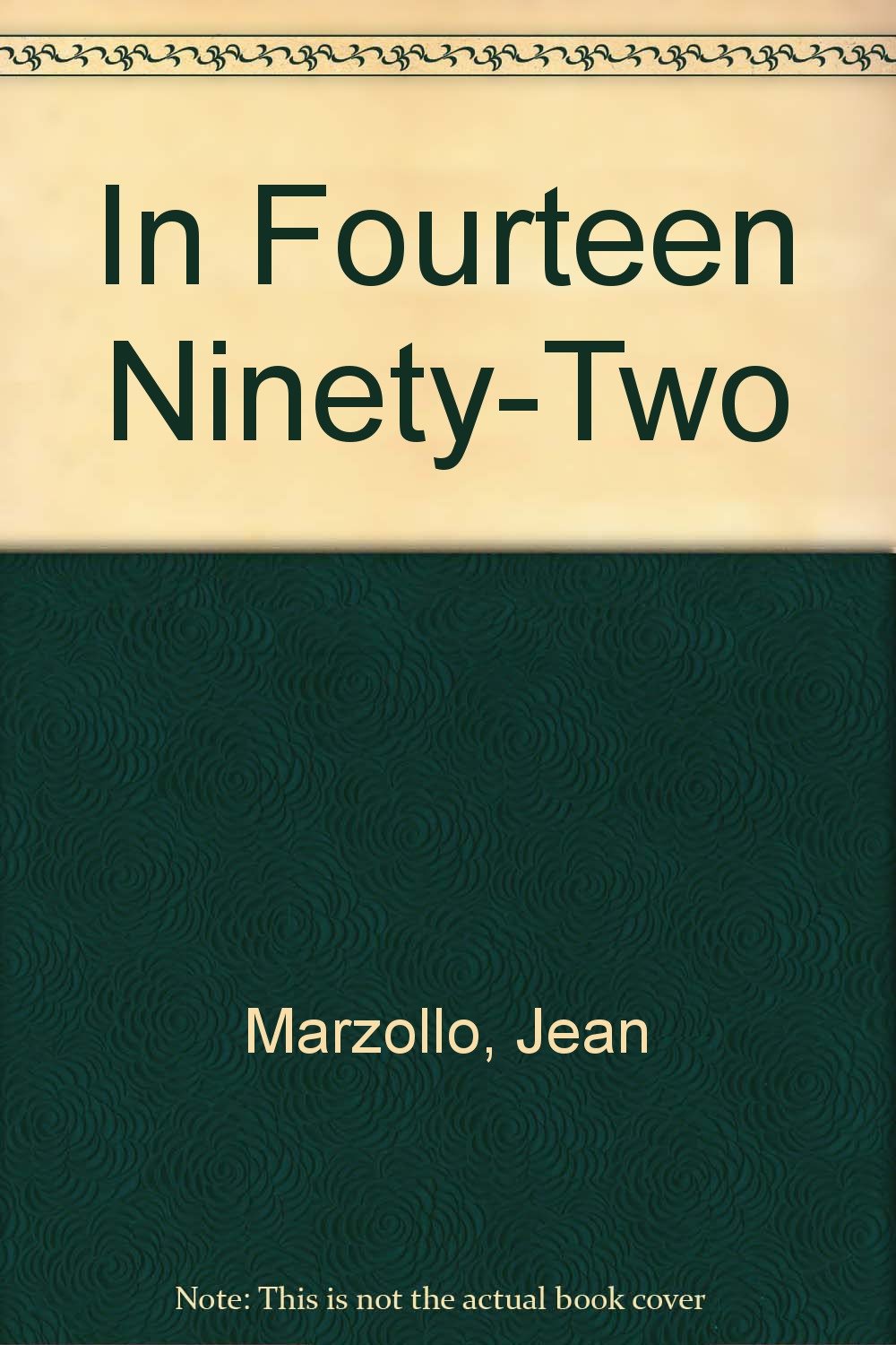 In 1492: Marzollo, Jean: 9780590727372: Amazon.com: Books