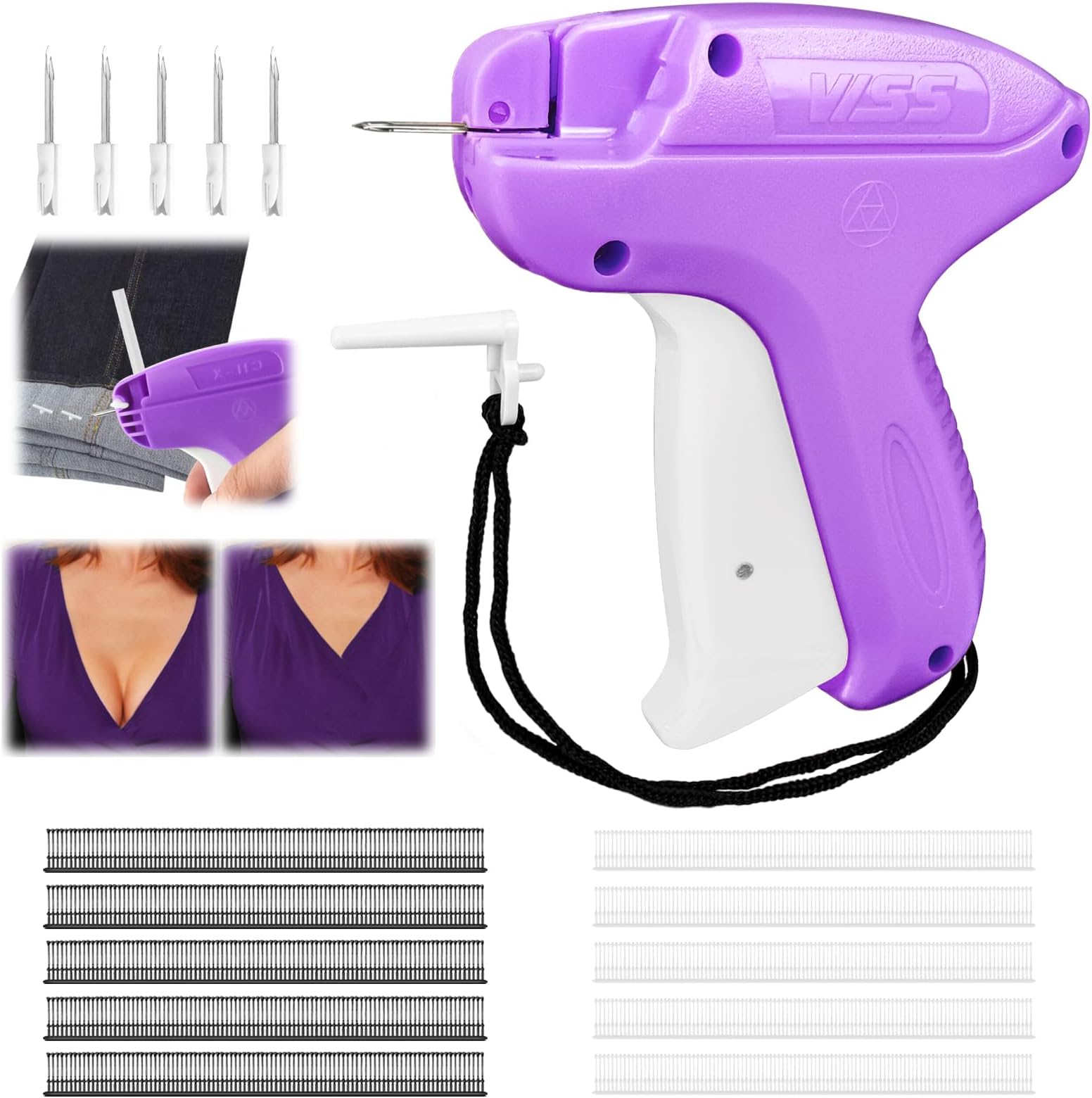 Stitchy Quick Clothing Fixer Micro Stitch Gun for Clothes Hand Held ...
