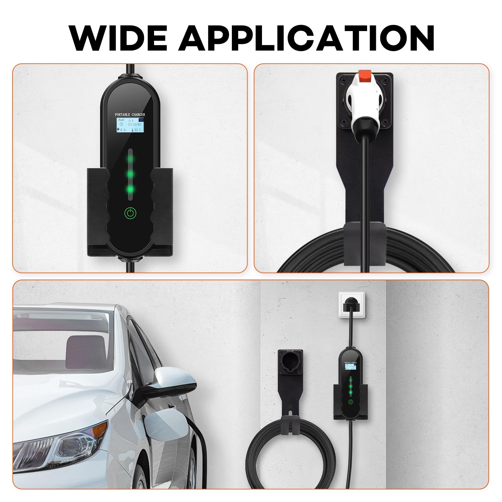 Snapklik.com : EV Charger Holder, Upgraded Charging Box Holder And Wall ...