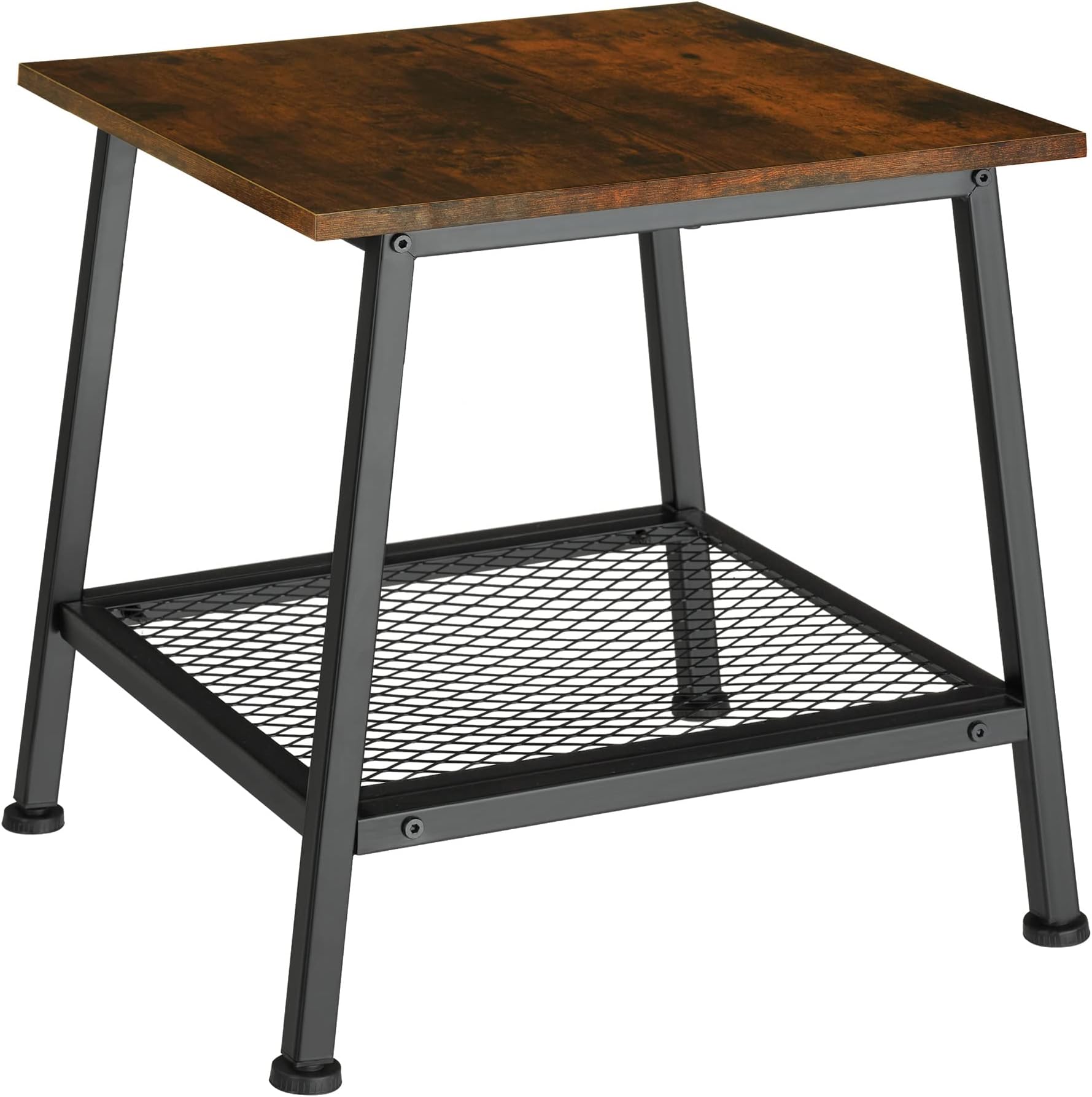 TecTake Table d’appoint Ronde Industrielle Table Basse Table de canapé ...
