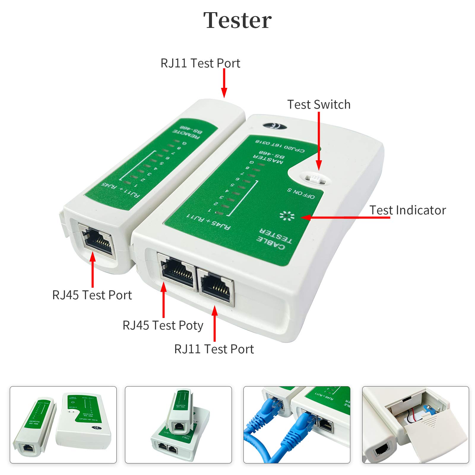 Snapklik.com : Network Cable Repair Maintenance Portable Tool Kit Set ...
