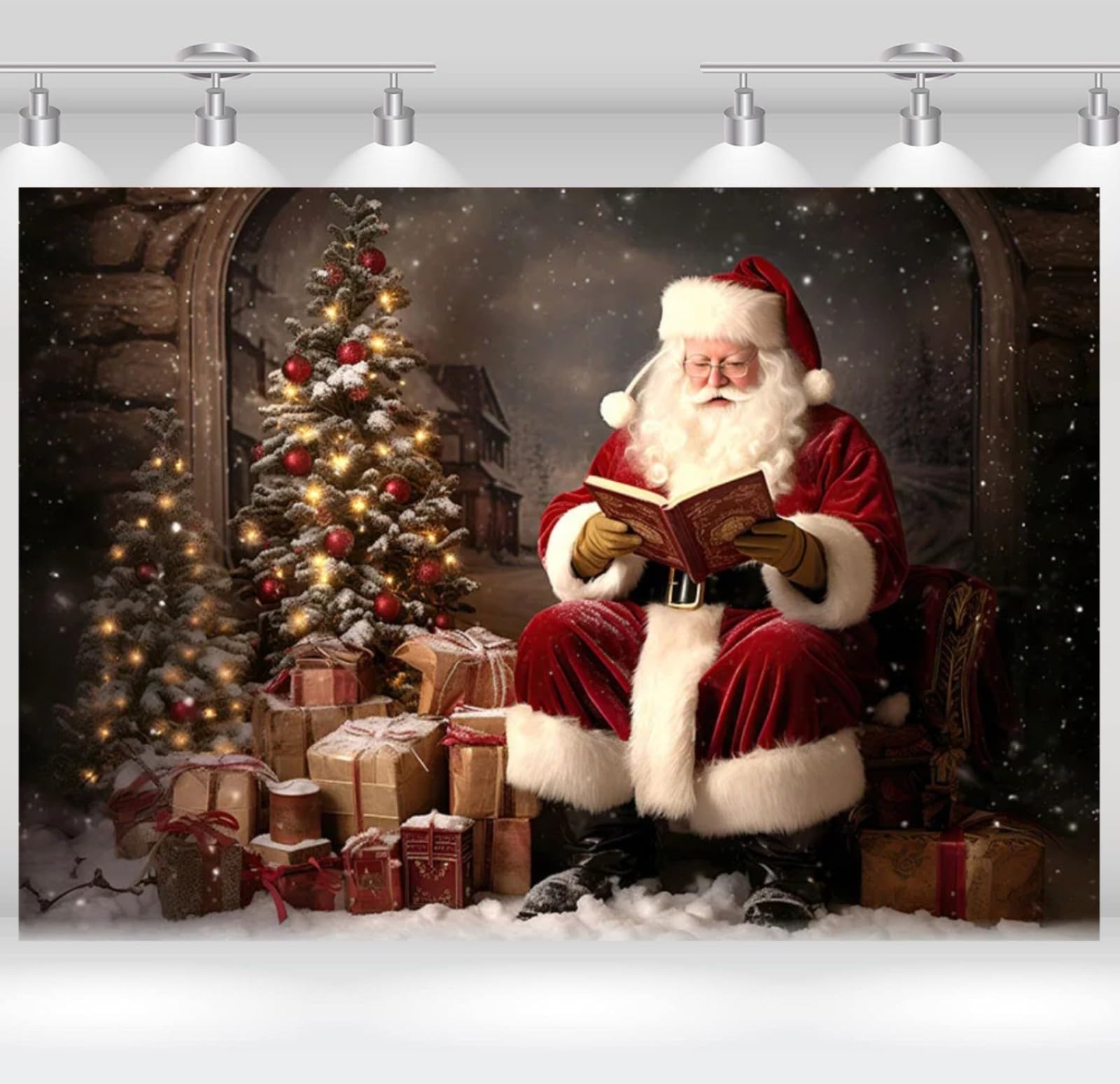Santa Claus Backdrop