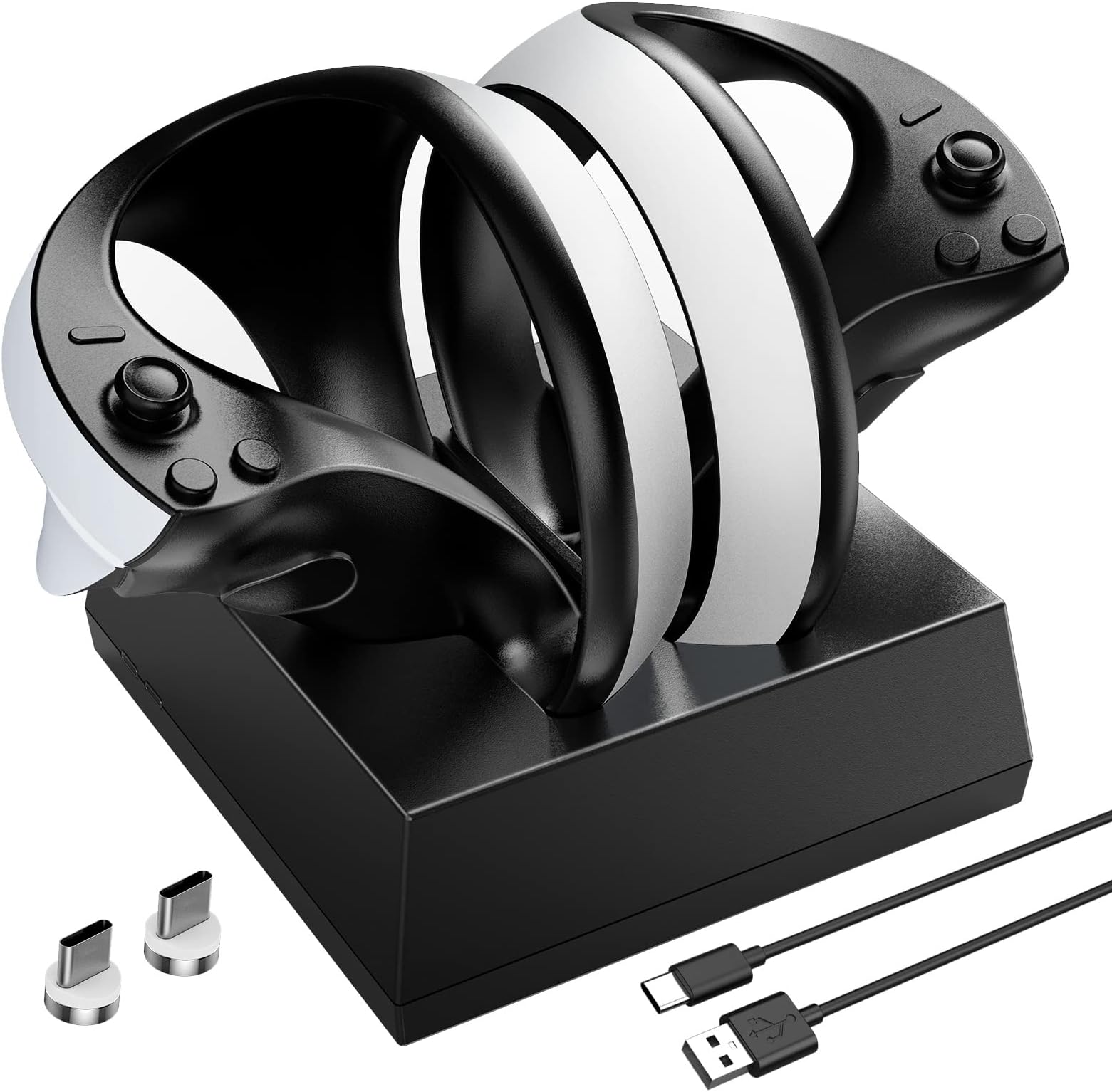 Amazon.com: Charging Station for PS VR2, Fast Charger Dock Magnetic ...