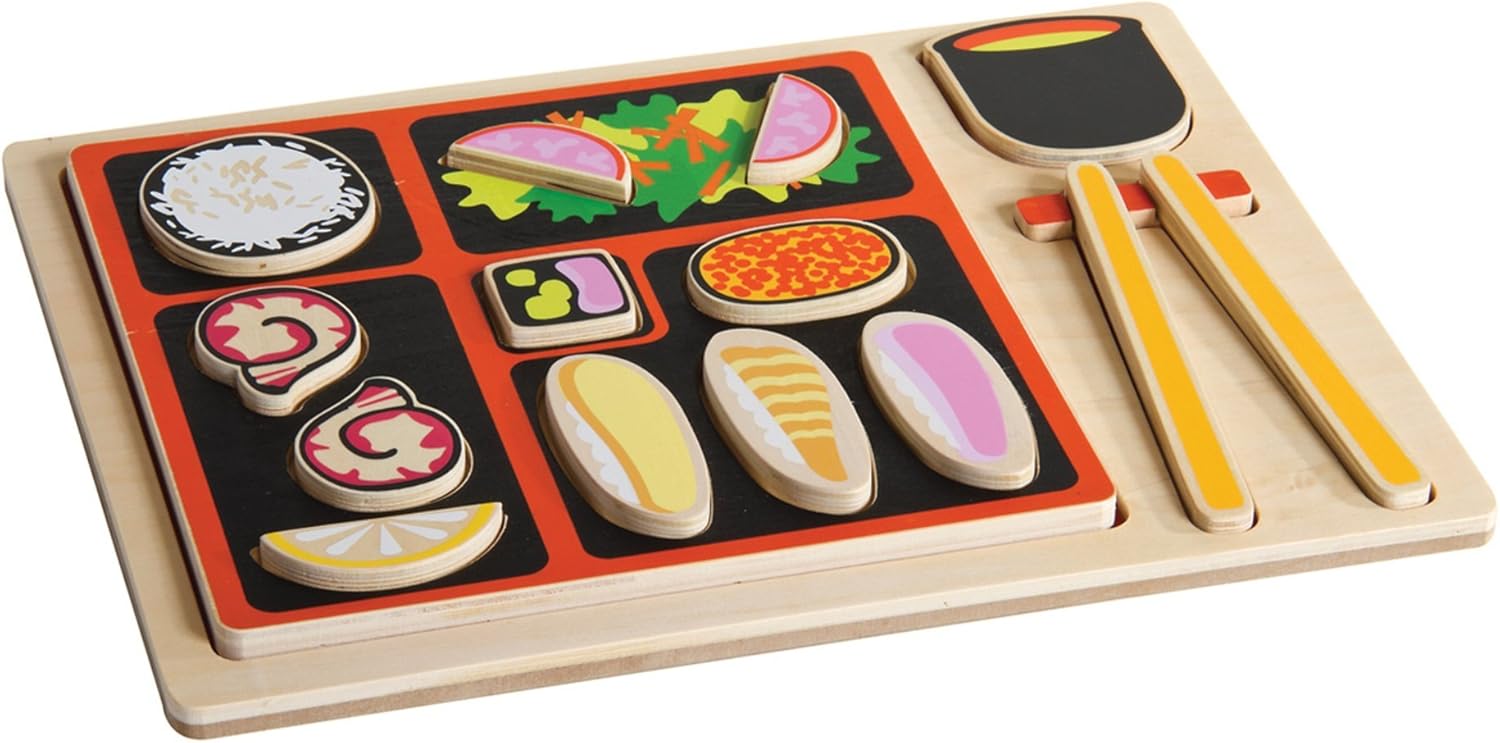 Amazon.com: Guidecraft Japanese Sorting Food Tray : Toys & Games