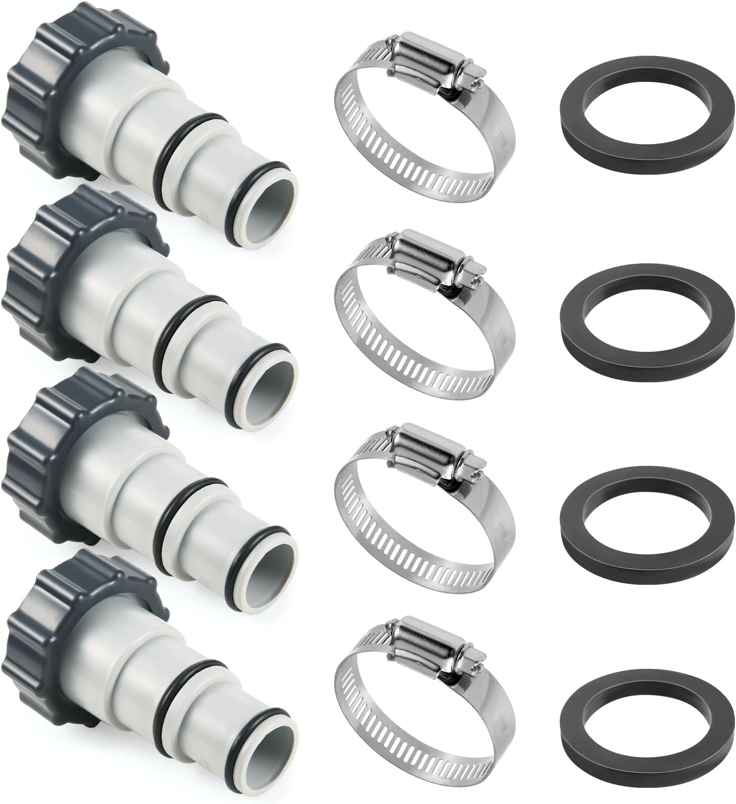 Amazon.com: 4 Pack Pool Hose Adapter Pool Pump Hose Connector Type A ...