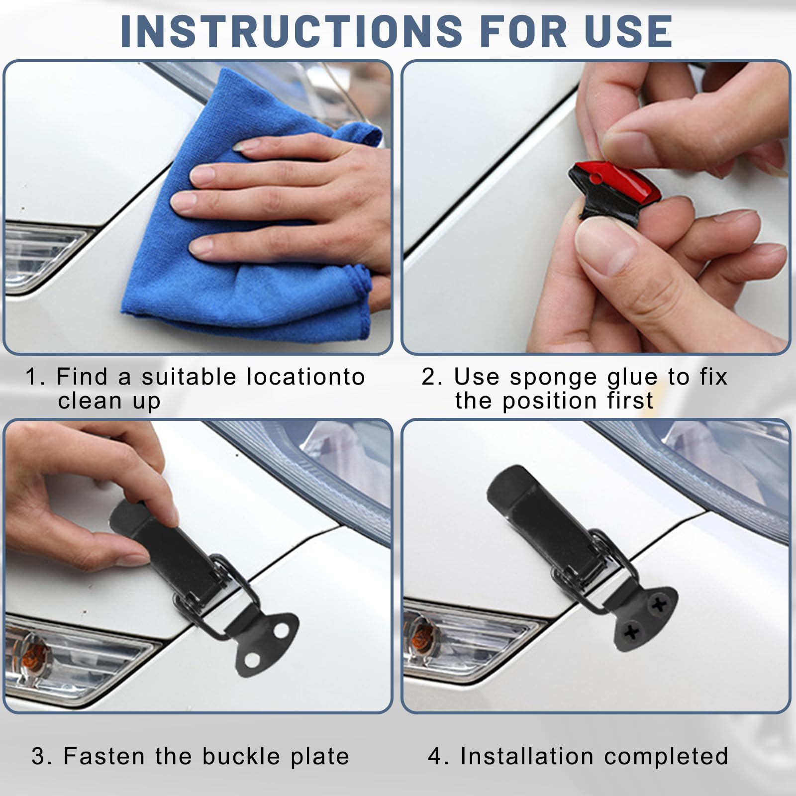 Snapklik.com : Bumper Trunk Quick Release Front Rear Bumper ...