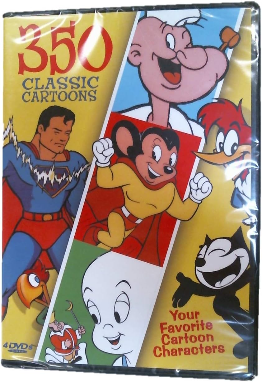 350 Classic Cartoons [DVD] [2009] [Region 1] [US Import] [NTSC]: Amazon ...
