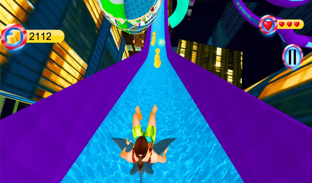Water Slide Real Aqua Water Park Racing Games - Aqua Fun Racing ...