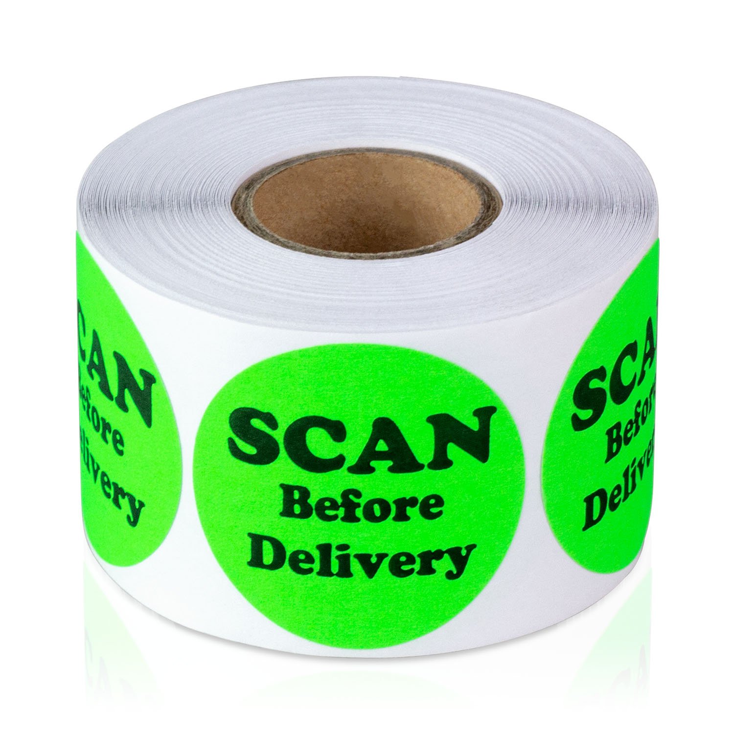 Amazon.com : 300 Labels, 1 Roll - SCAN ME Before Delivery Stickers - 1. ...