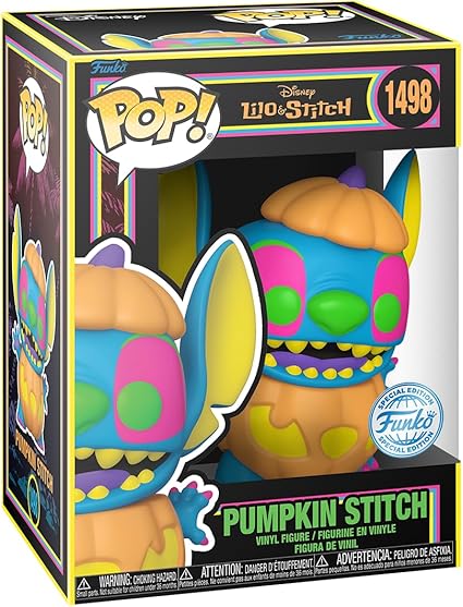Amazon.com: Funko POP! Lilo & Stitch - Pumpkin Stitch Blacklight Pop ...