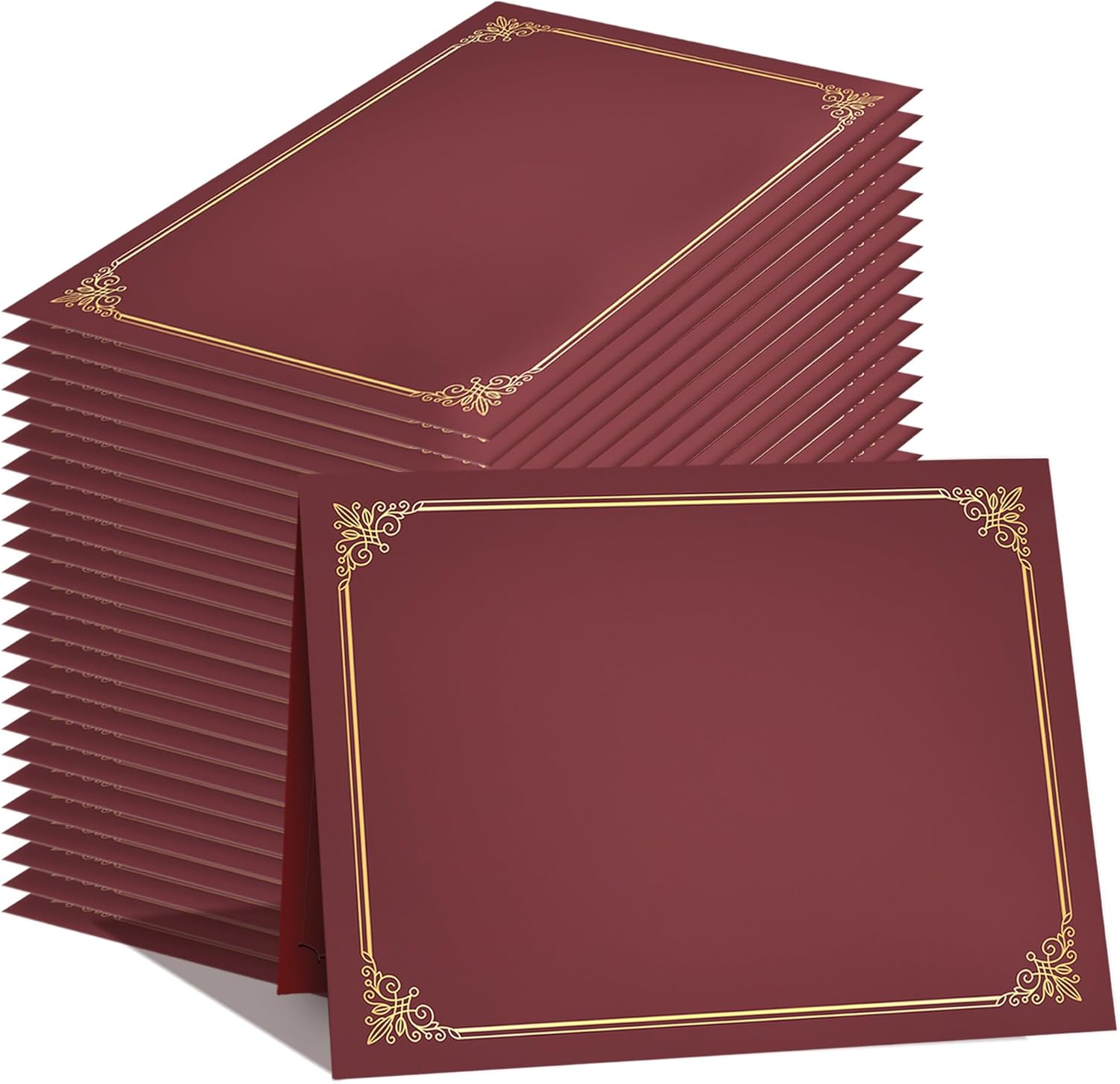 GNL Certificate Holders - 25 Packs Burgundy Diploma Holders ...