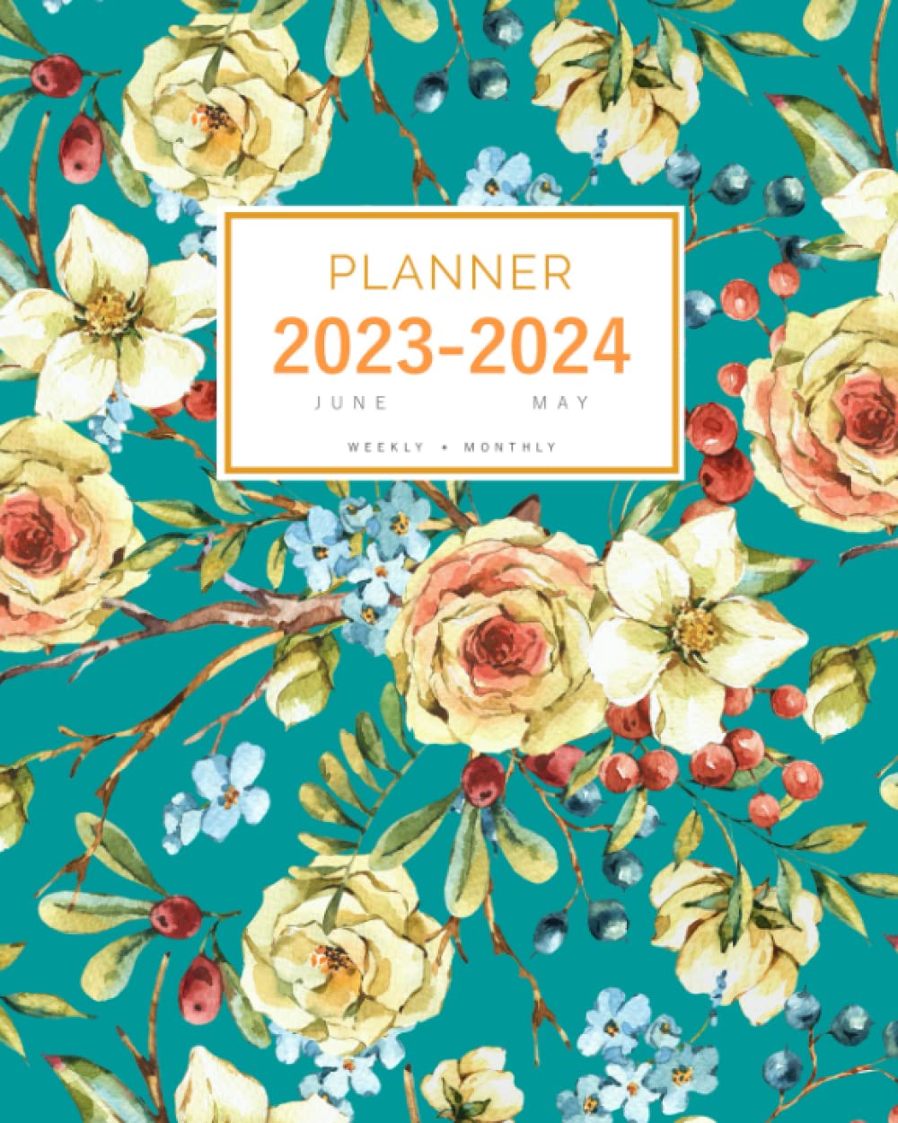 Planner 2023-2024: 8x10 Weekly and Monthly Organizer Large from June ...