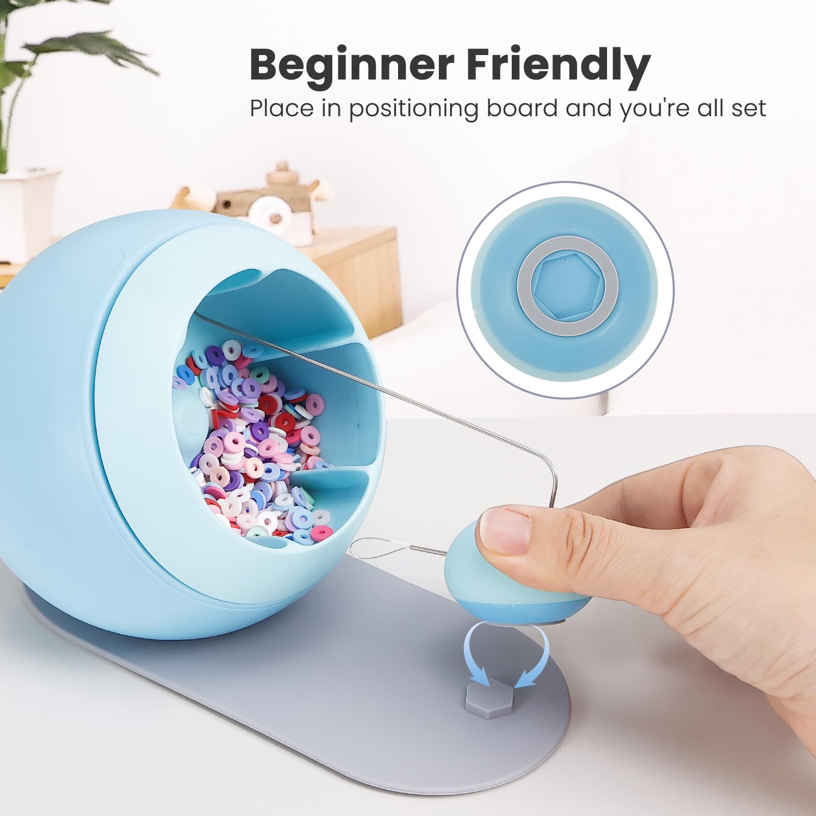 Snapklik.com : Tilhumt Clay Bead Spinner, Electric Highly Efficient ...