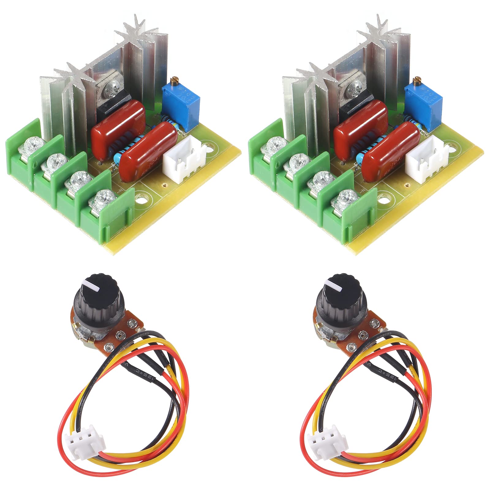 Buy Ziihao 2PCS 2000W PWM AC Motor Speed Control Module,50-220V ...