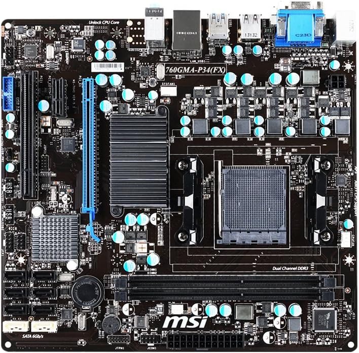 Amazon.com: MSI Socket AM3+/AMD 760G/DDR3/CrossFireX/SATA3 and USB 3.0 ...