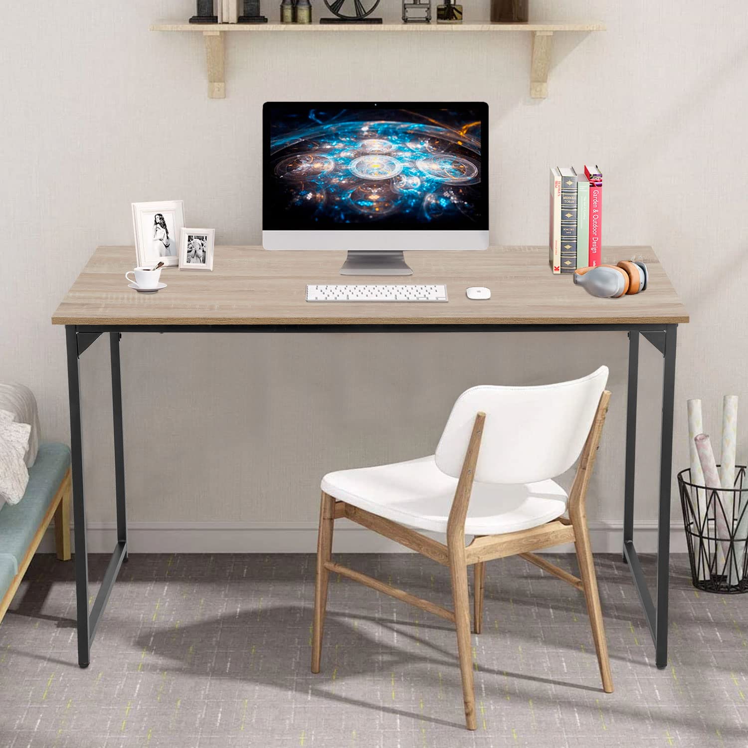 Snapklik.com : PayLessHere 47 Inch Computer Desk Modern Writing Desk