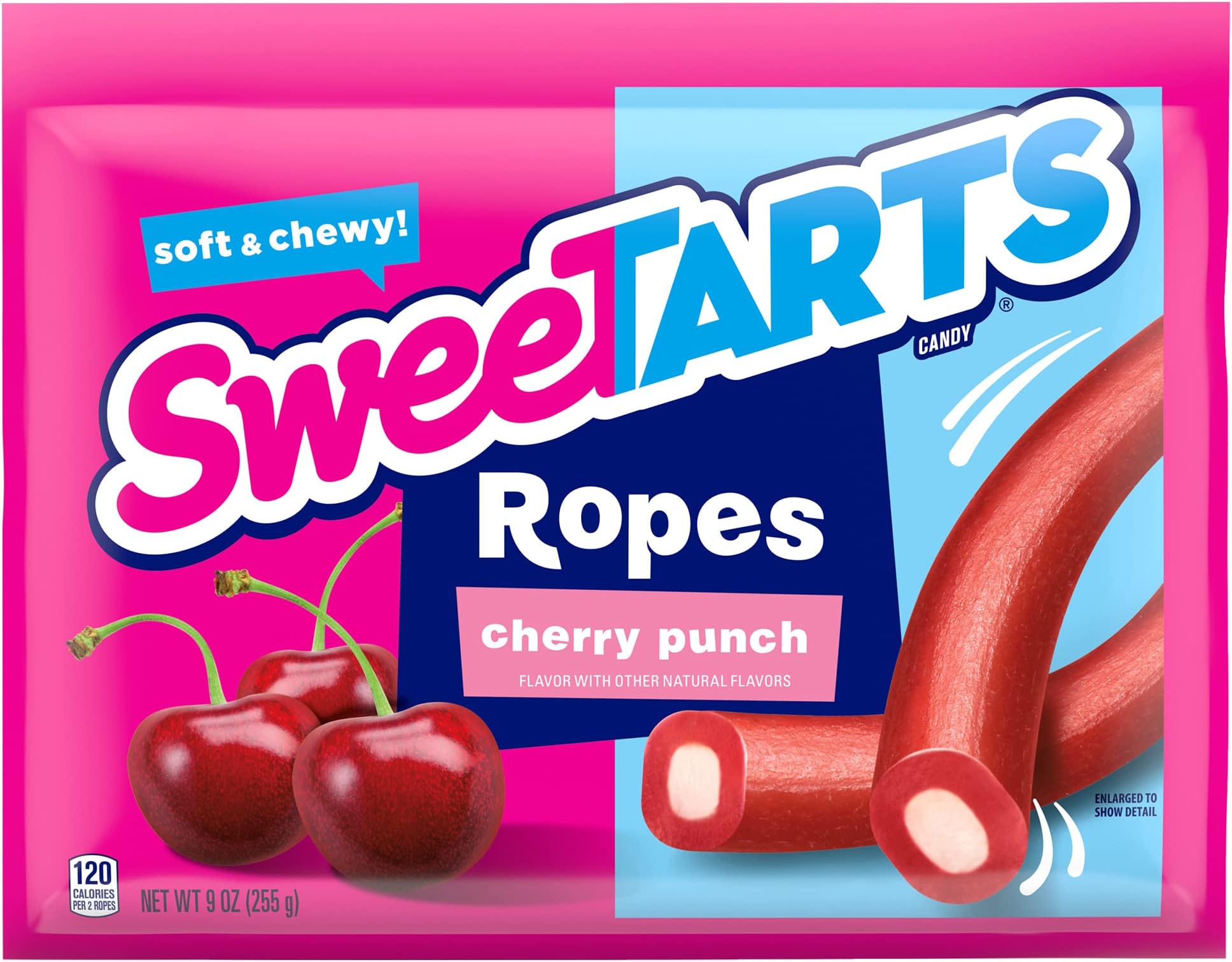 Amazon.com : SweeTARTS Ropes, Candy, Cherry Punch, Soft and Chewy, Back ...