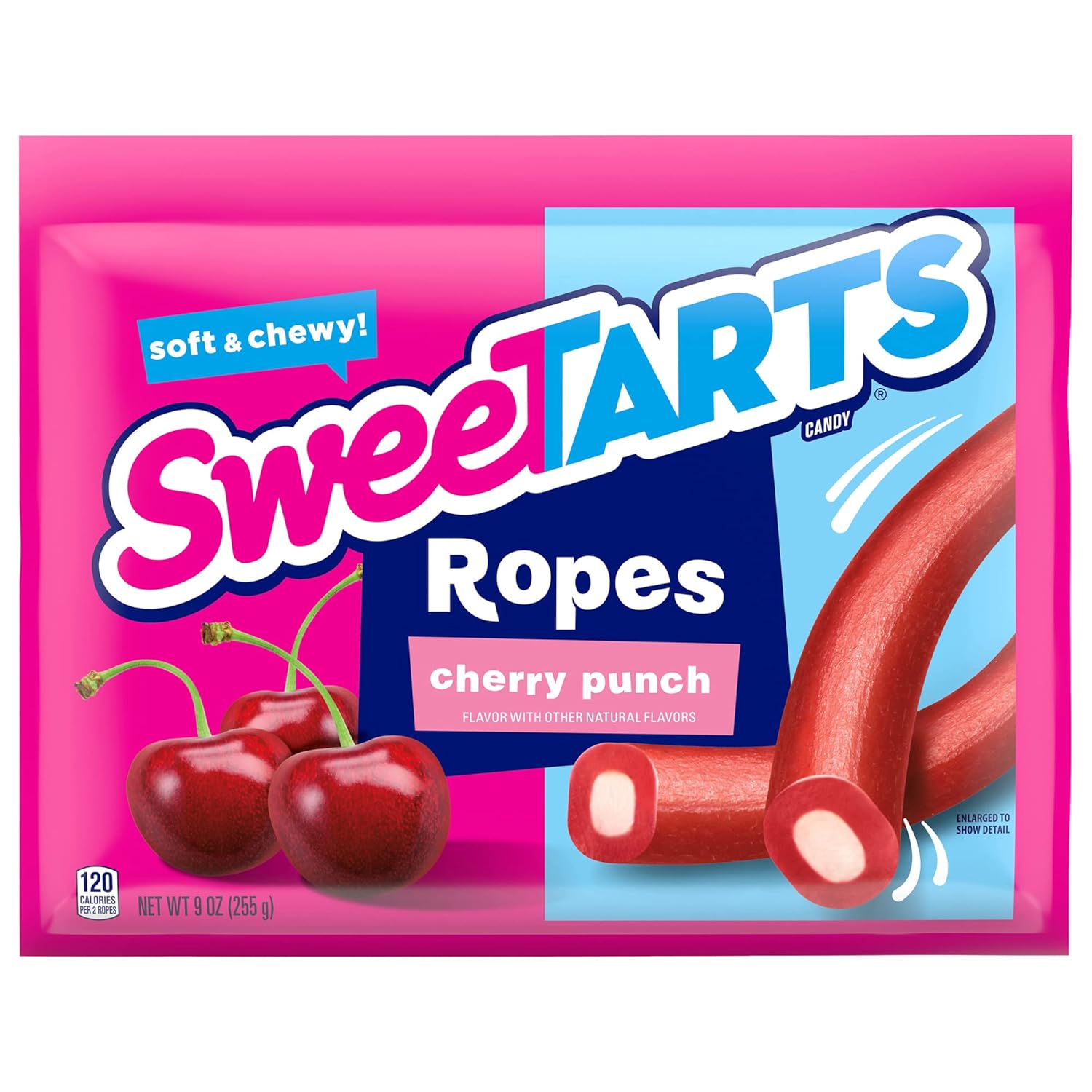 Amazon.com : SweeTARTS Ropes, Candy, Cherry Punch, Soft and Chewy, Back ...