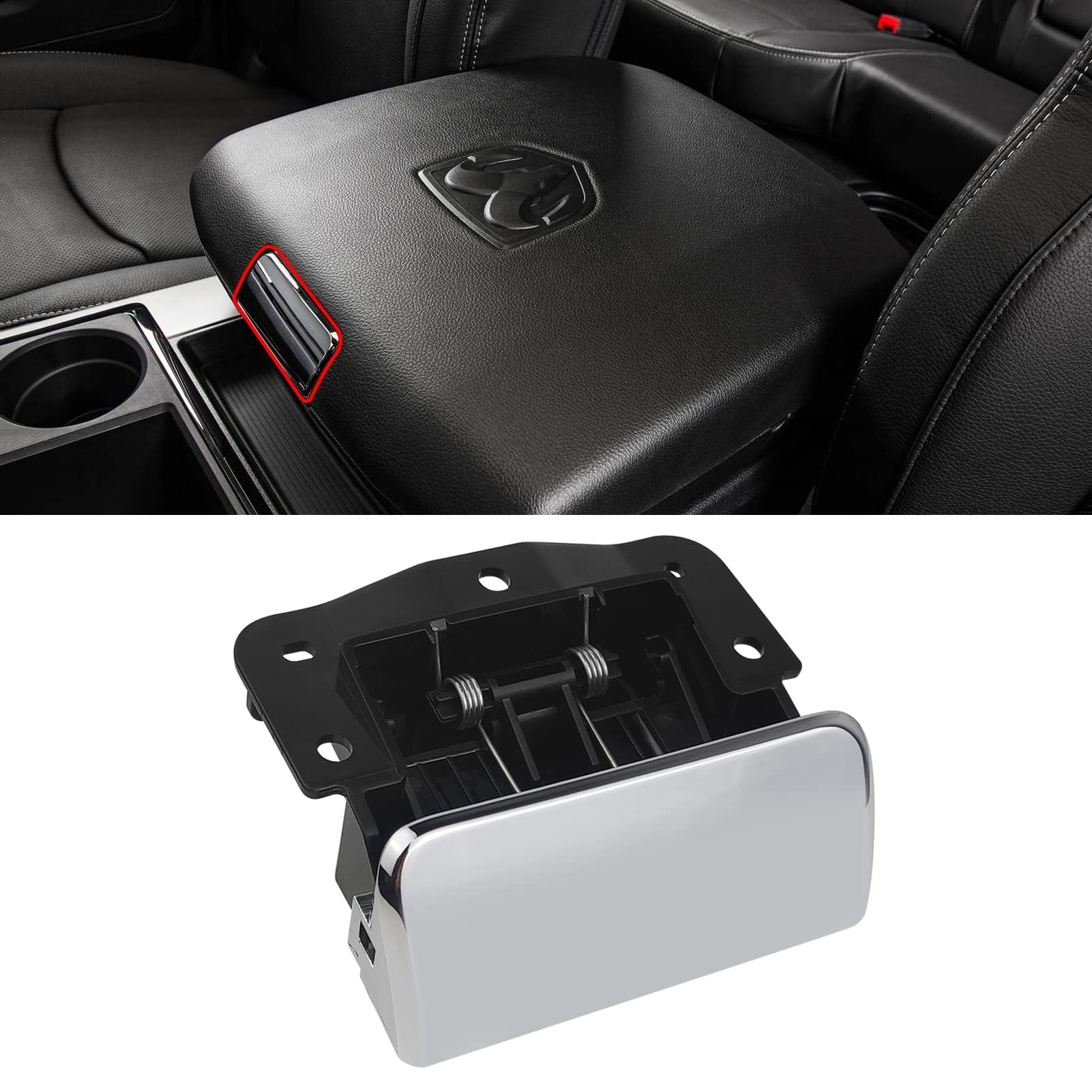 Amazon.com: Moonlinks Compatible with Dodge Ram Center Console Lid ...