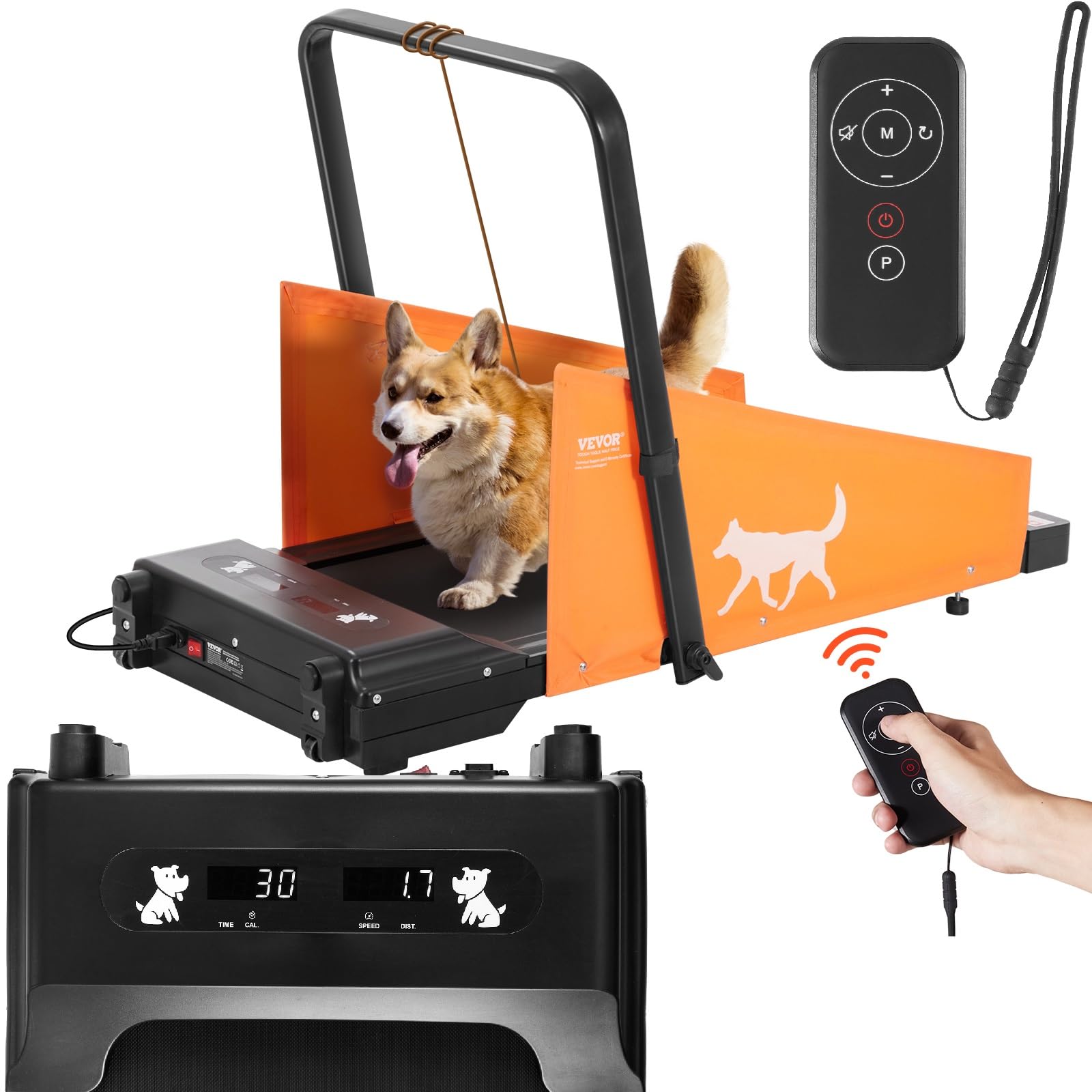 Amazon.com : VEVOR Dog Treadmill for Small & Medium Dogs, Dog Pacer ...