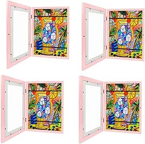 Amazon.com: 2023 New Kids Art Frames Kids Artwork Display Frame Front ...
