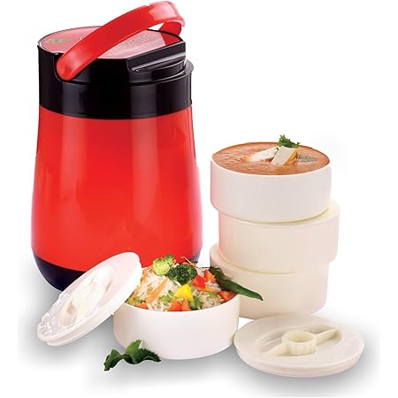 Oliveware Jumbo Lunch Box - 4 Containers | Full Set Office Use ...