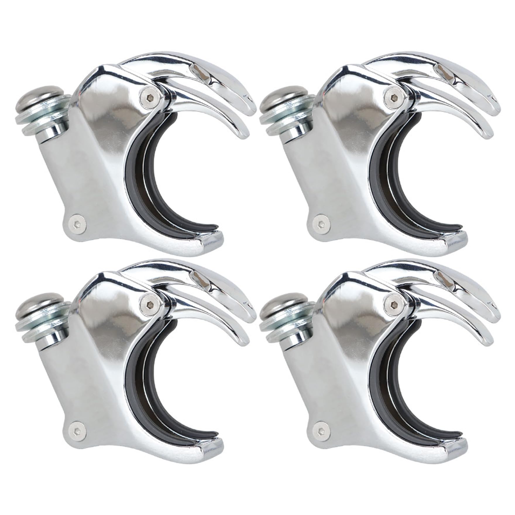 Amazon.com: 4PCS Motorcycle 49mm Windshield Clamp Windsreen Clamps ...