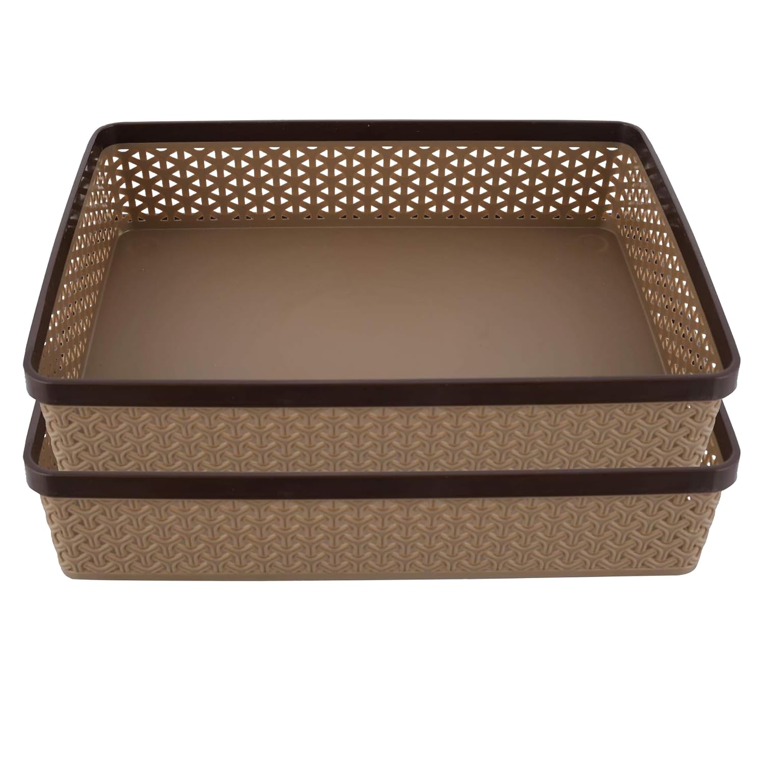 Kuber Industries Plastic (Pack of 2) Office Tray for Table | Stationary ...