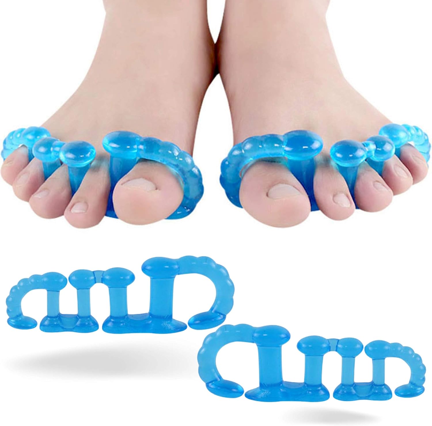 Amazon.com: MediToe: Toe Separator & Gel Toe Stretcher for Relaxing ...