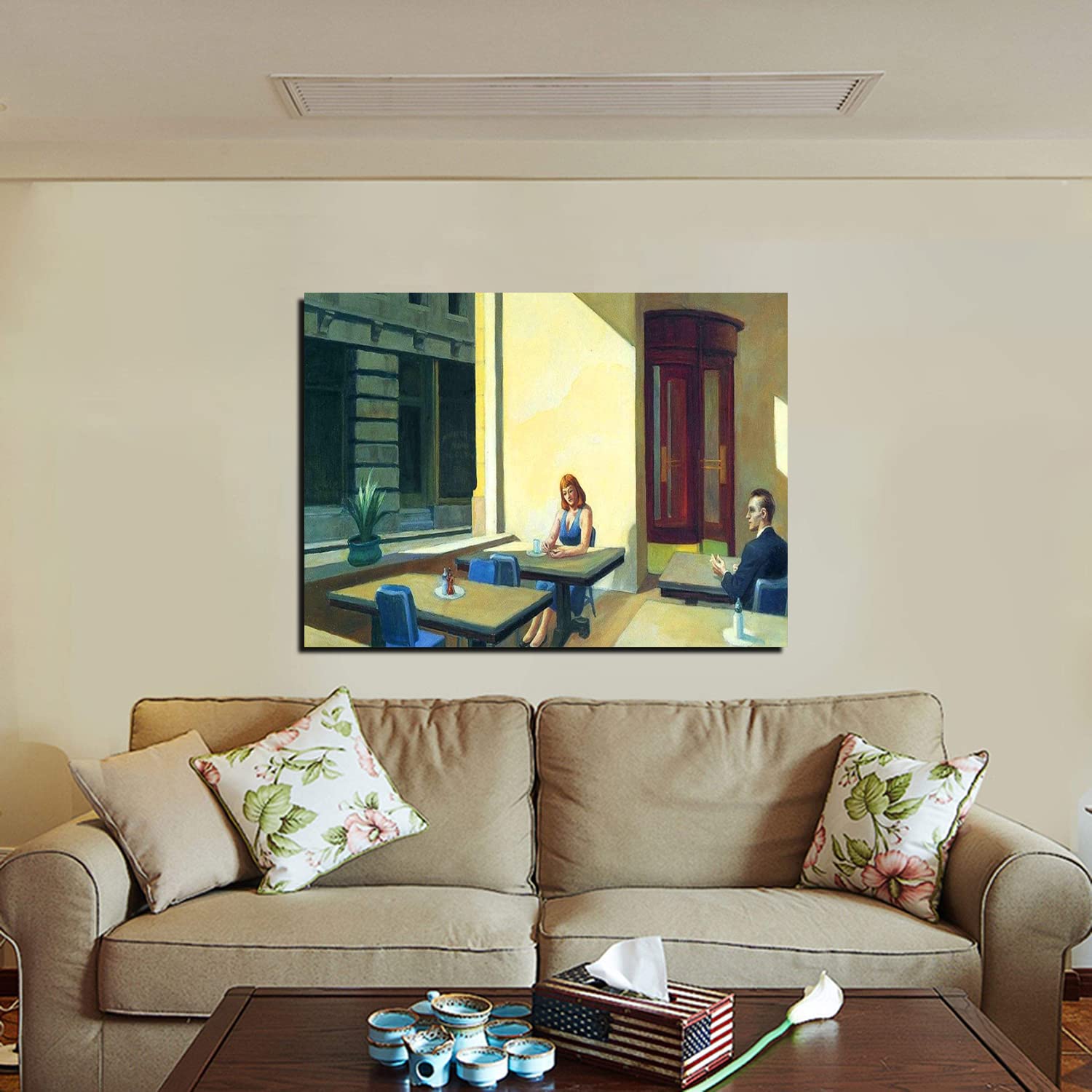 Edward Hopper Sunlight In A Cafeteria