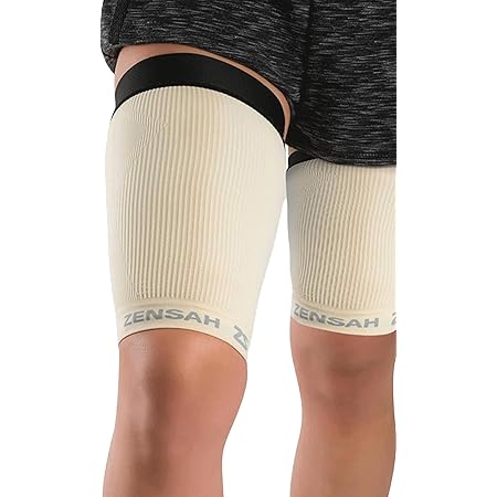 Amazon.com: Hamstring Compression Sleeve(pair)-Copper Thigh Compression ...