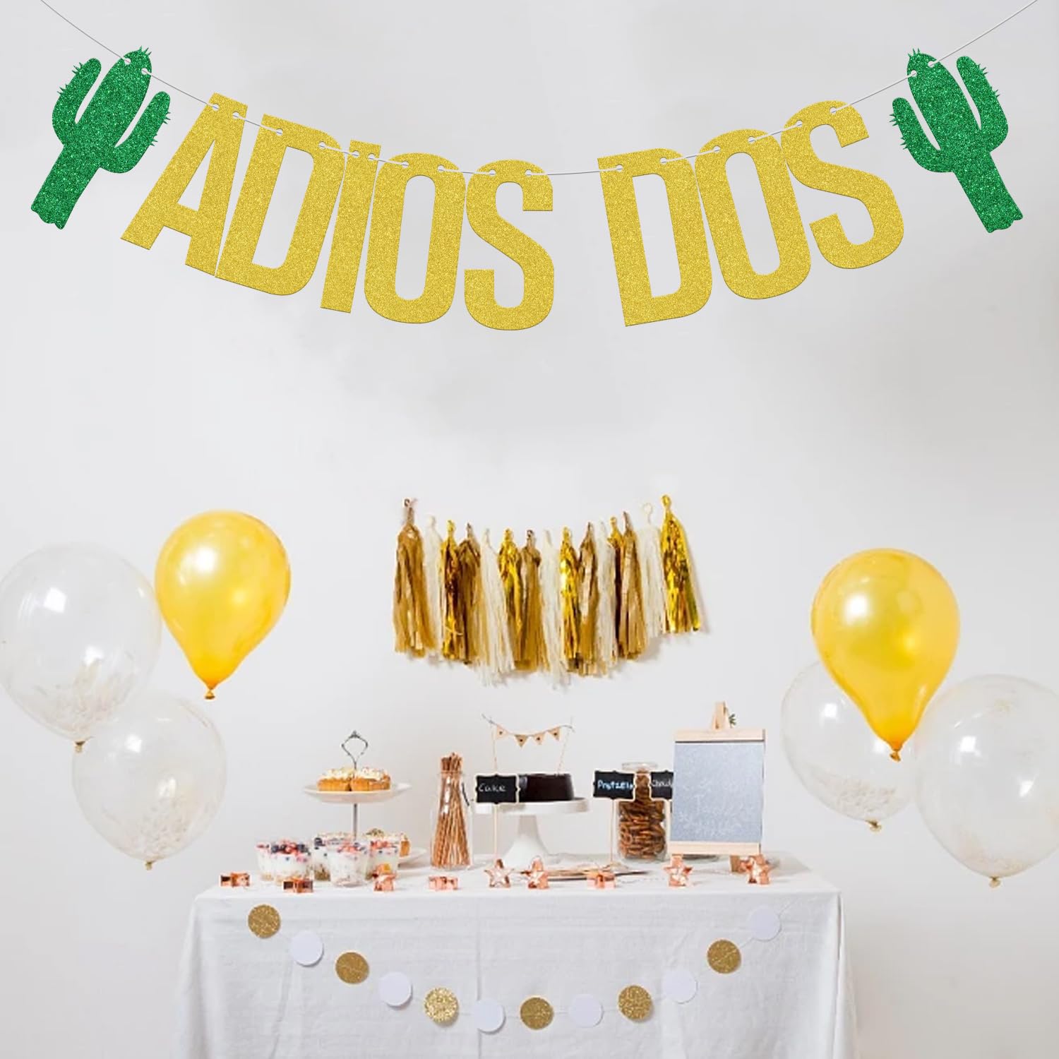 Snapklik.com : Adios Dos Banner Fiesta 3rd Birthday Decorations Fiesta ...