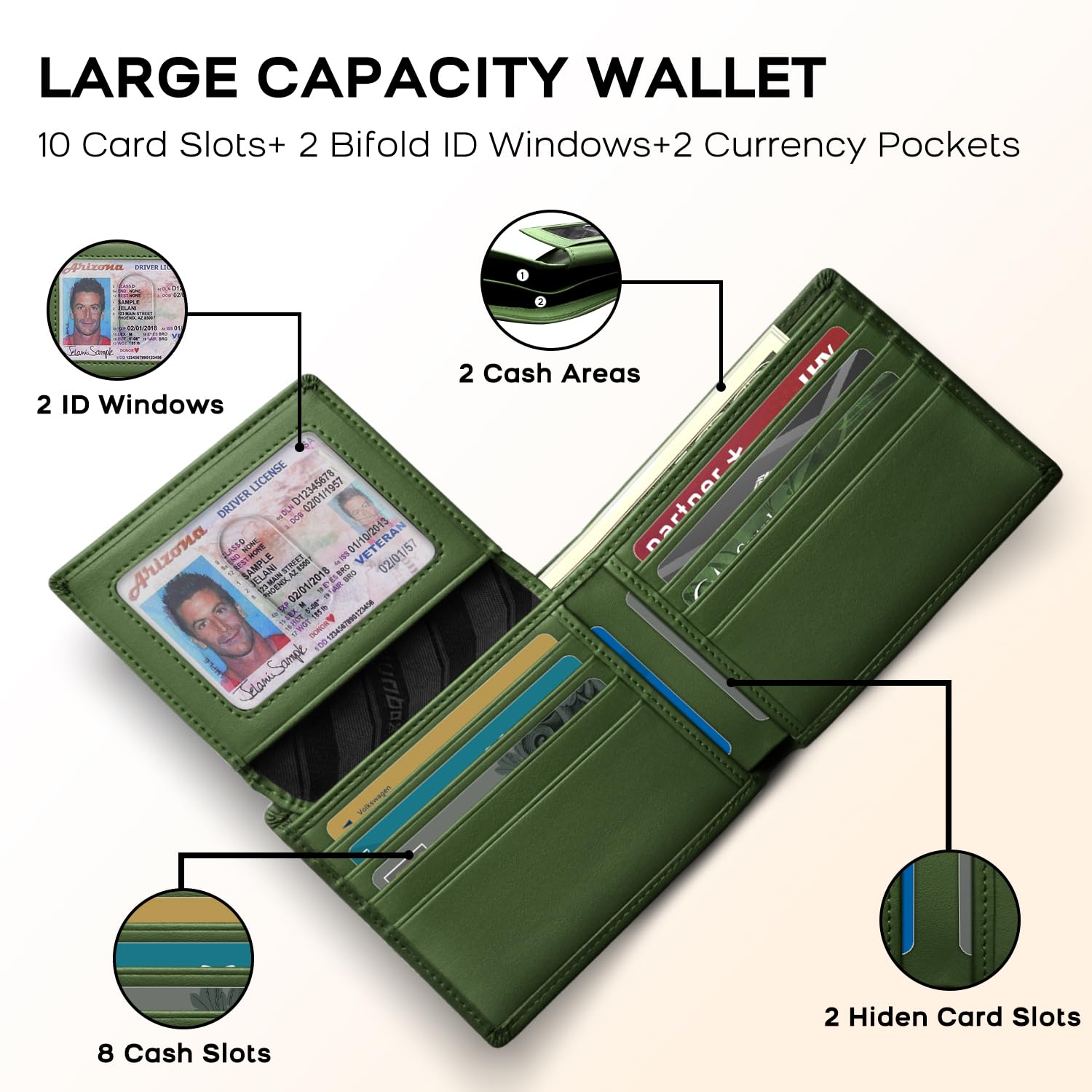 Snapklik.com : RUNBOX Genuine Leather Wallet For Men, Slim Rfid ...