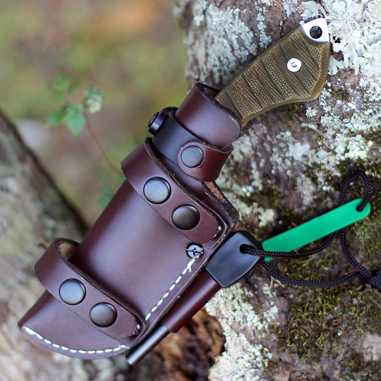 Buy Lord & Field Frontiersman Fixed Blade Survival Knife - 1095HC Steel ...