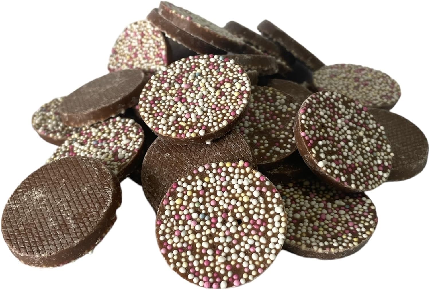 DOG CHOC DROPS Large CHOCOLATE Drops With Sprinkles SAFE Dog Chocolate ...
