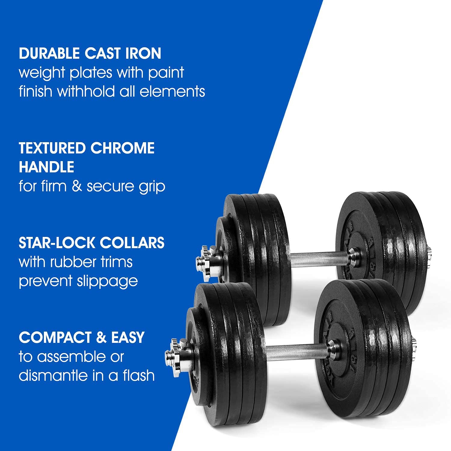 Buy RV Adjustable Dumbbells , Dumbbells Set , Iron Dumbbells , Iron ...