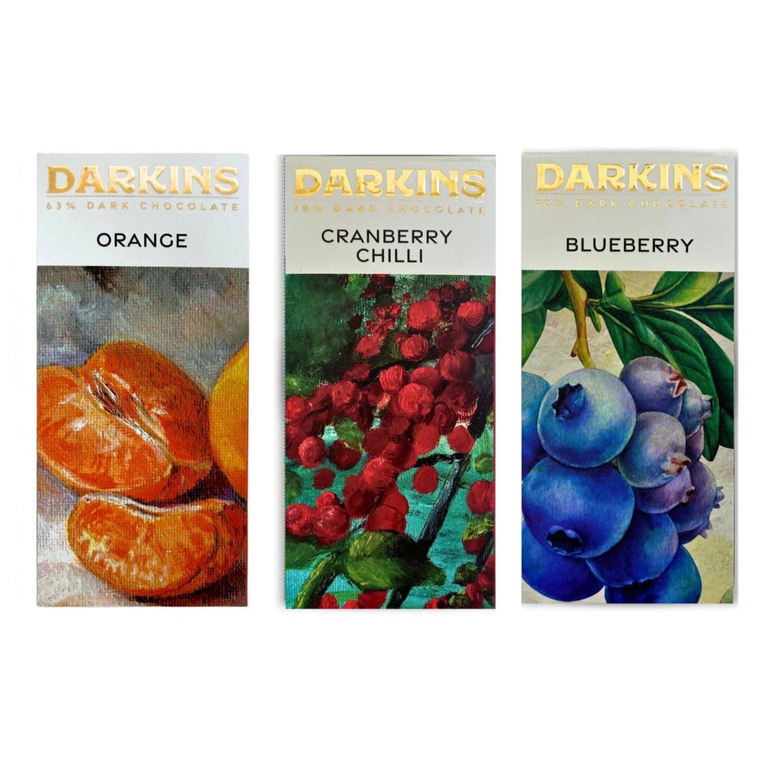 DARKINS Dark Chocolates | 63% Chocolate Orange | 70% Chocolate ...