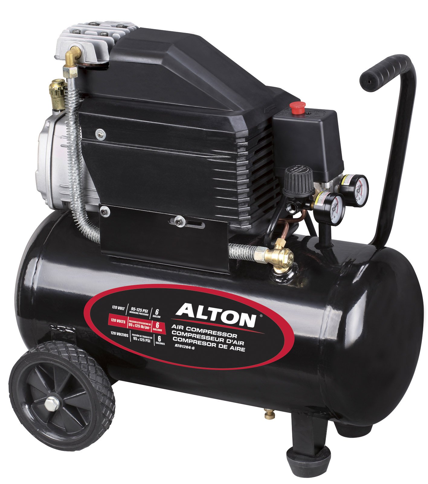 Buy Alton AT01204-6 Portable 6-Gallon Hotdog Tank Oil-Lube Air ...