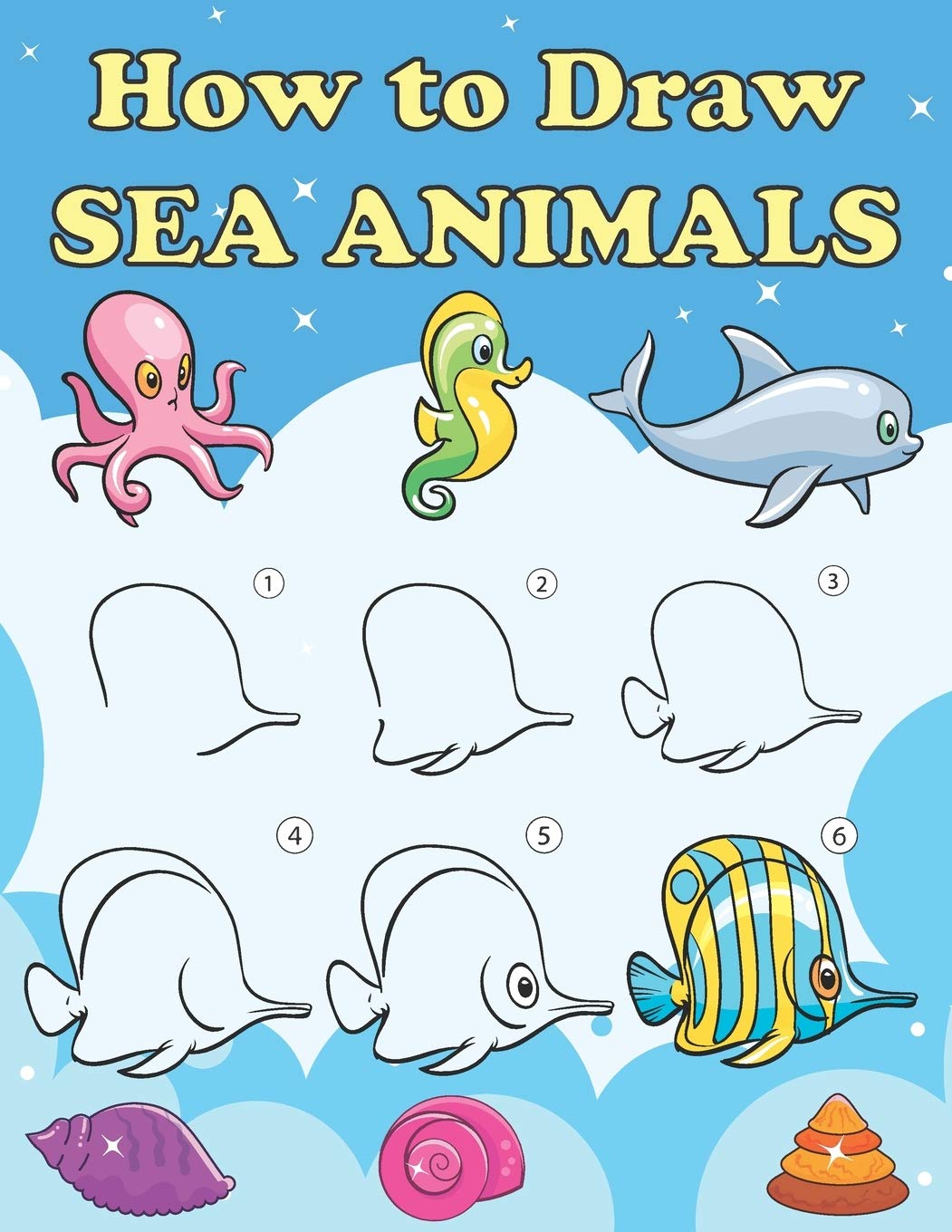 How To Draw Cute Sea Animals