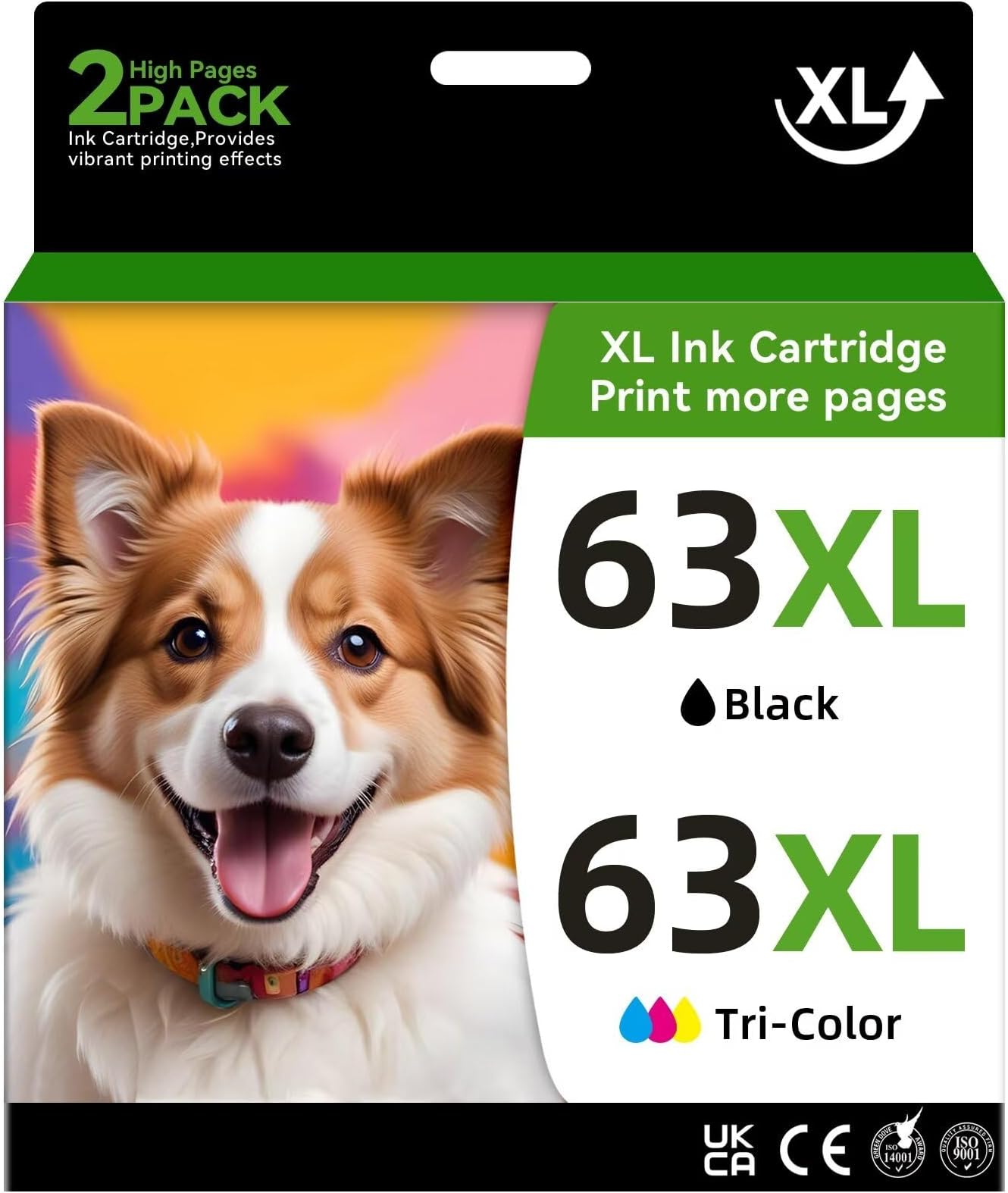 Amazon.com: ColorKing 63XL Ink Cartridges Black and Color Compatible ...