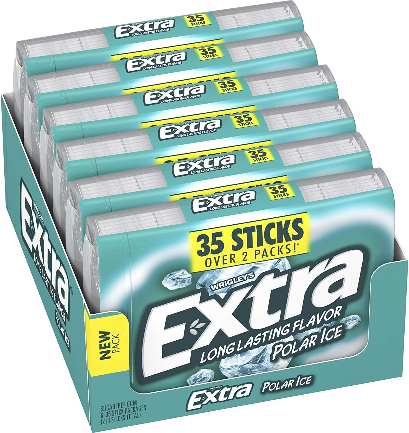 Amazon.com : EXTRA Gum Peppermint Sugar Free Chewing Gum Mega Pack, 35 ...