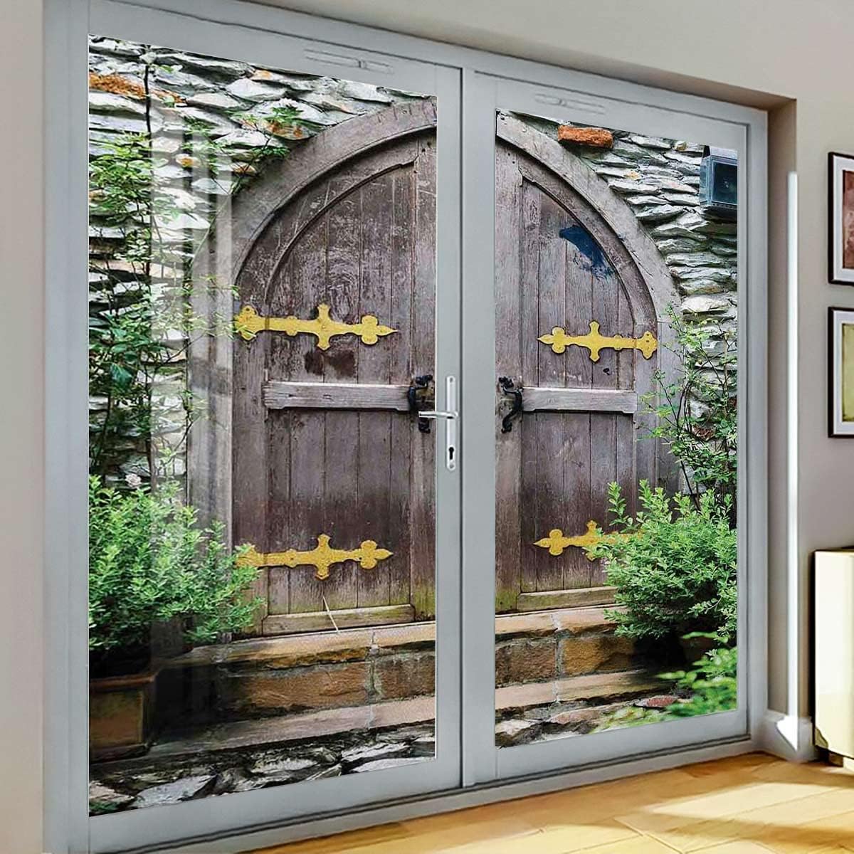 Amazon.com: Sliding Door Opaque Sun Block Glass Film Privacy Window ...